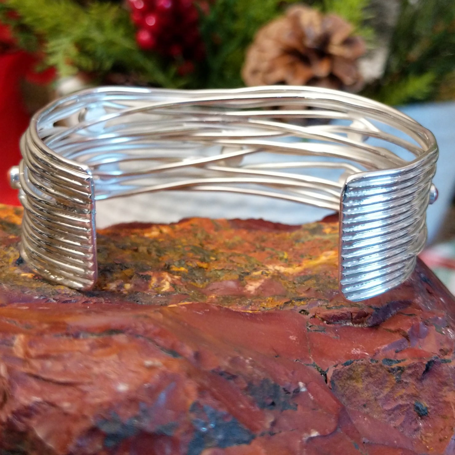 Coral Strand Cuff by Angela Martin GJ-BRC-0190 – Arlene's