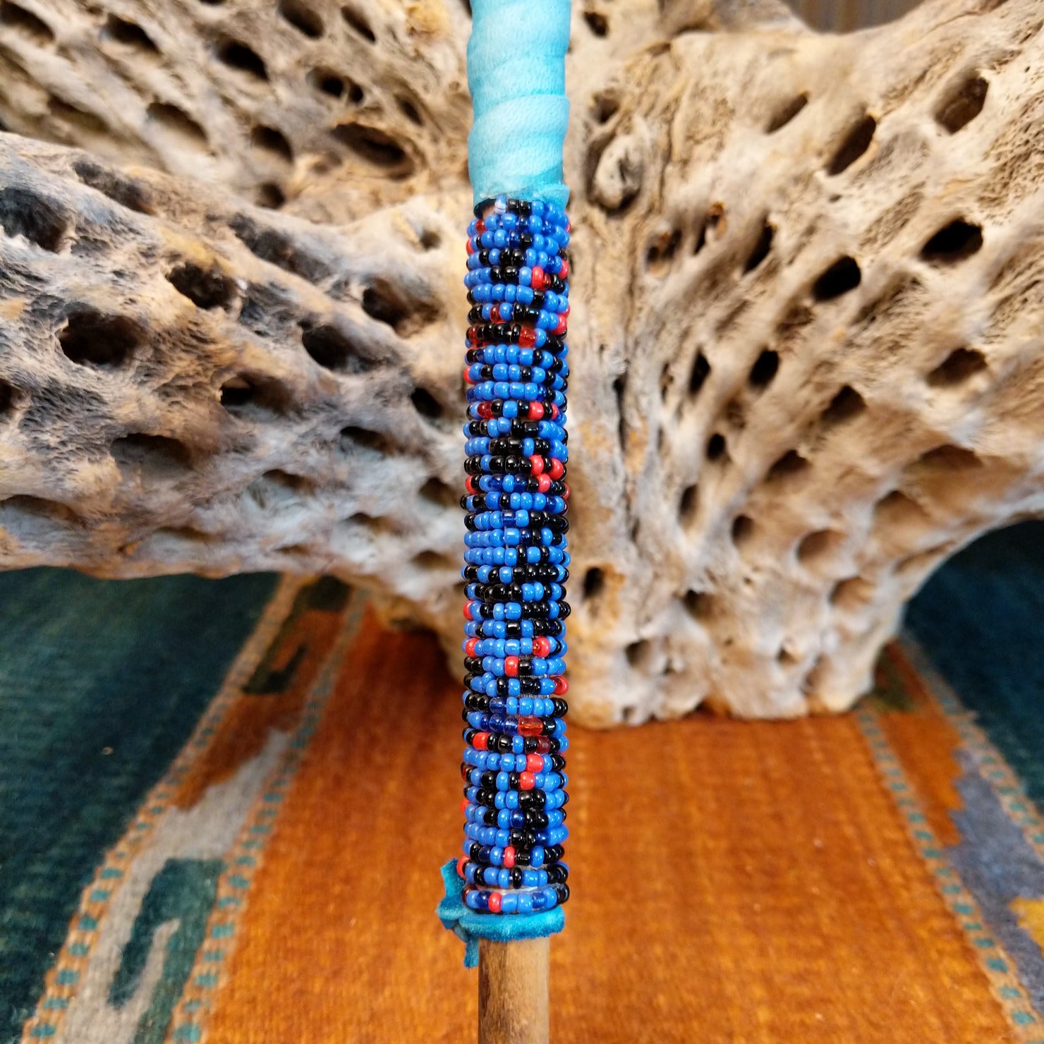 Creek Beaded Rattle by La Ne Ayo SWT-ARE-0014 – Arlene's