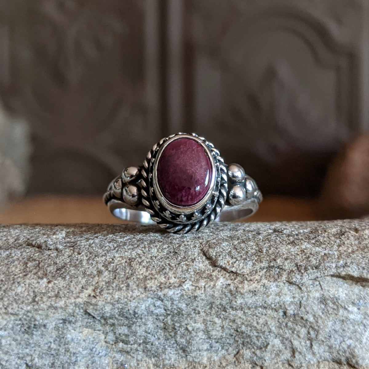 Navajo Made Purple Spiny Oyster Shell Ring SWSG-RNG-0021 Size 9.5 ...
