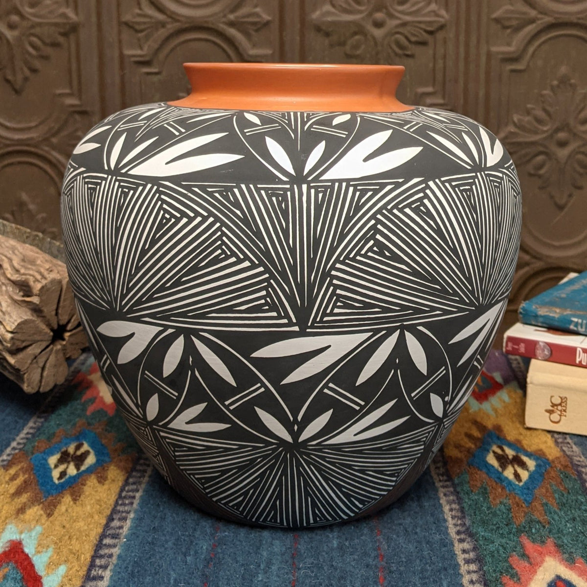 Acoma Pottery by B. Ortiz SWT-POT-0012 – Arlene's
